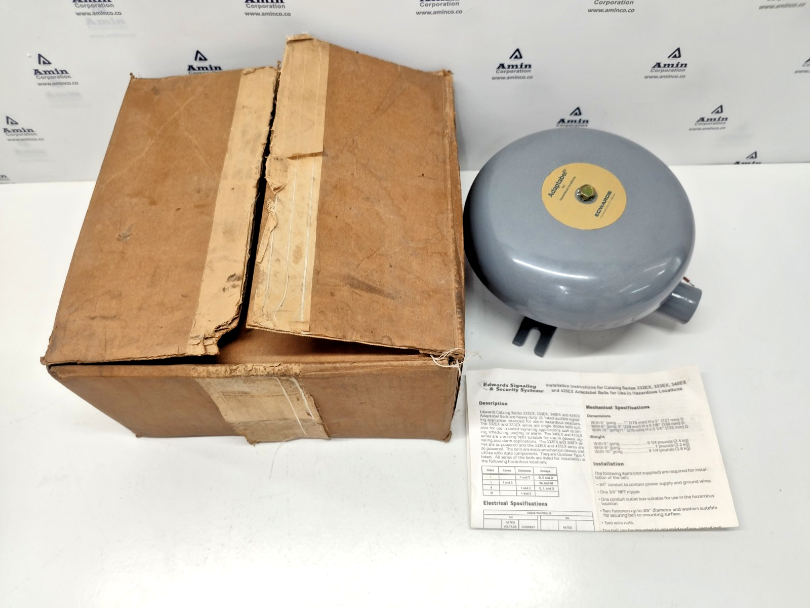 Edwards Signaling 340EX-8N5 Audible Signaling Device 120V, 50/60Hz - N ...
