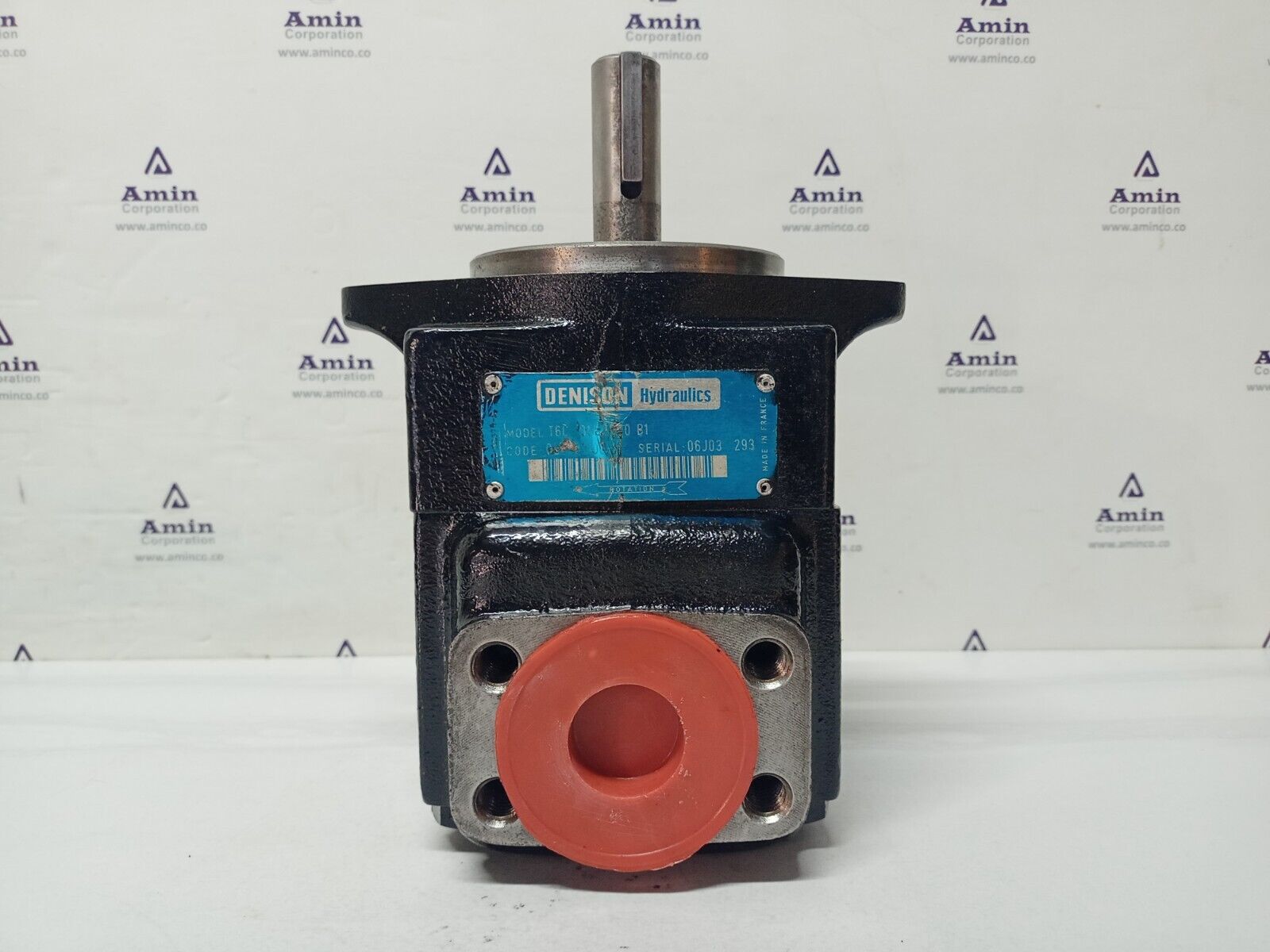 Denison Hydraulics T6C 014 1R00 B1 Hydraulic vane Pump - Pressure Test ...