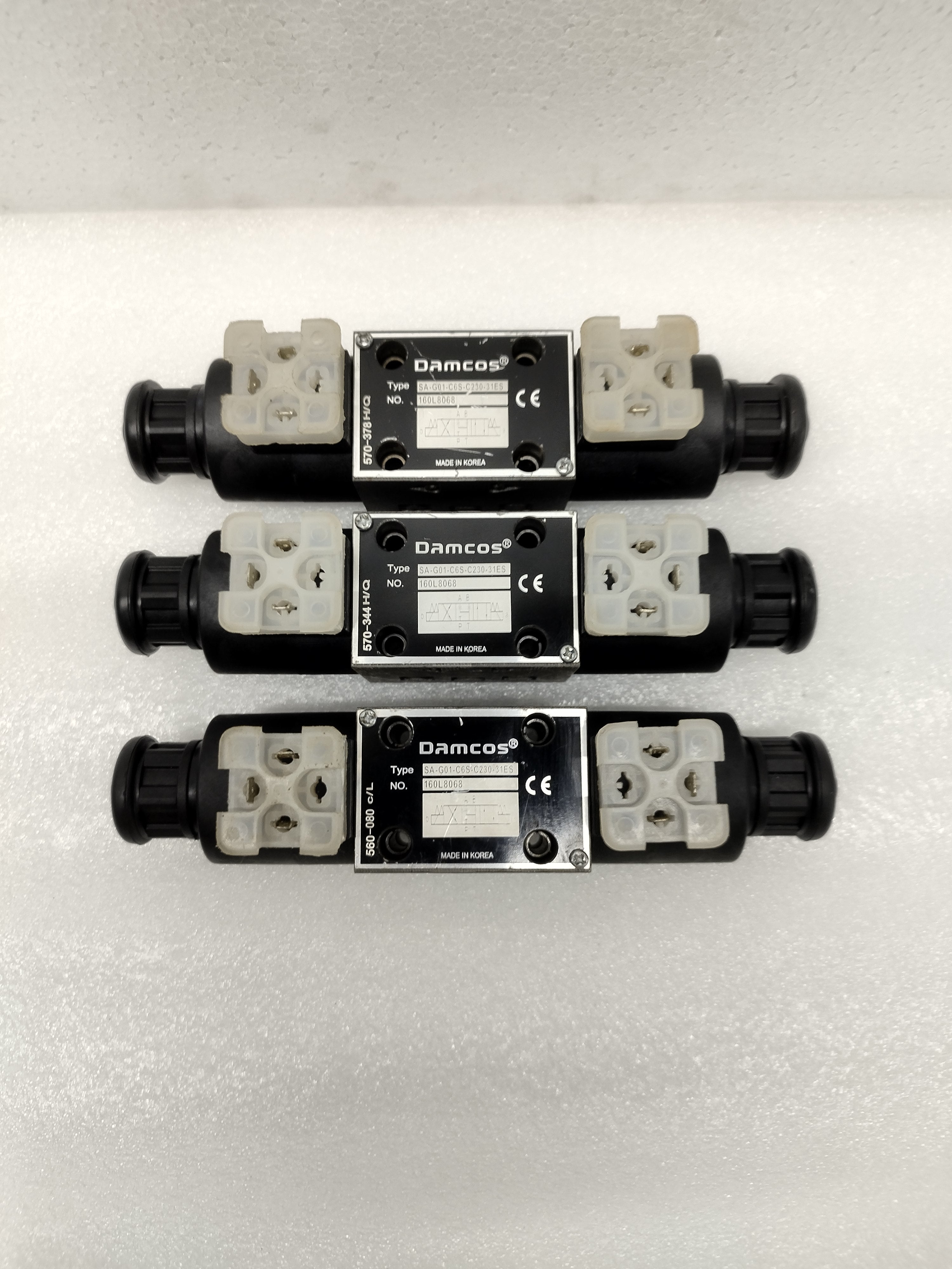 Damcos SA-G01-C6S-C230-31ES Directional control valve 160L8068 - NEW ...